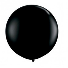 40" Round Balloon - Black