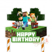Cake Topper - Minecraft | Deity House