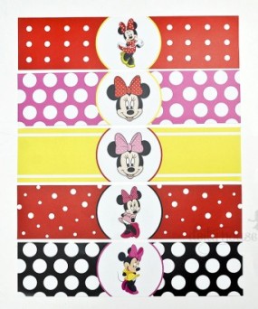 Bottle Label - Minnie Mouse | Deity House