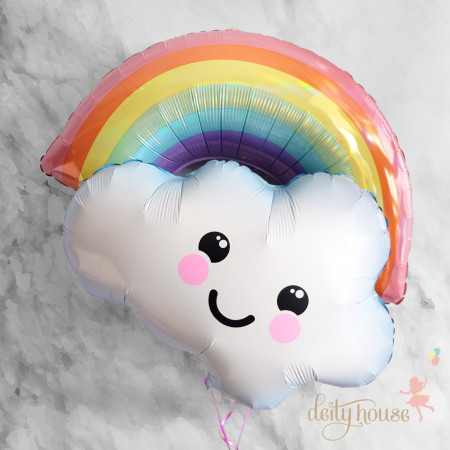 30" Puffy Cloud Shape