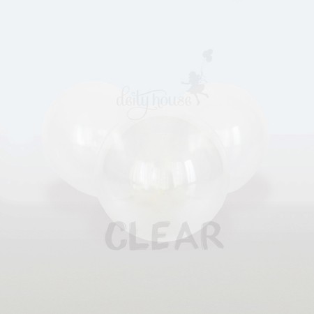5" Opaque Balloon - Transparent