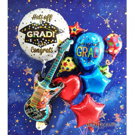 30" Grad Balloon Cluster | Deity House