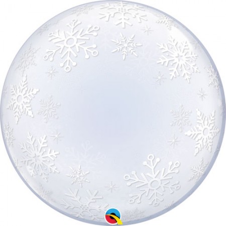 24" Deco Bubble Snowflake | Deity House